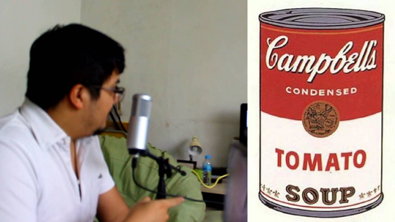 An artist's hilarious rant against pop art - YouTube