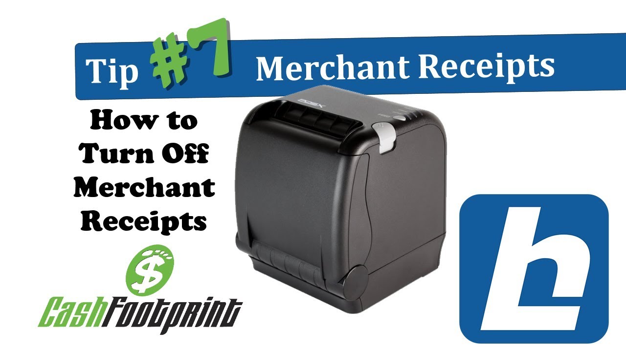How to Turn Off Merchant Receipts in CashFootprint Retail POS Software ...