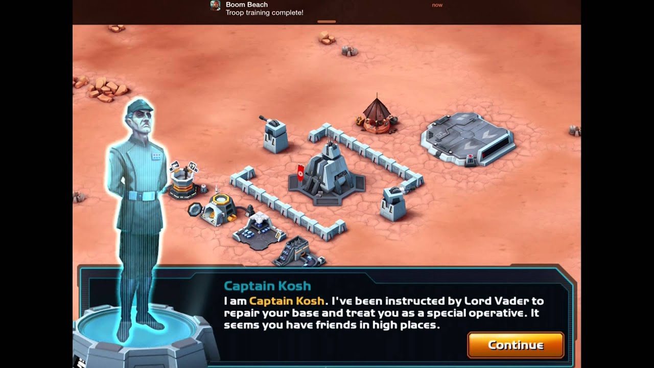 Star Wars Commander HQ1-2 INTRODUCING THE NEW CLASH OF CLANS! :) - YouTube