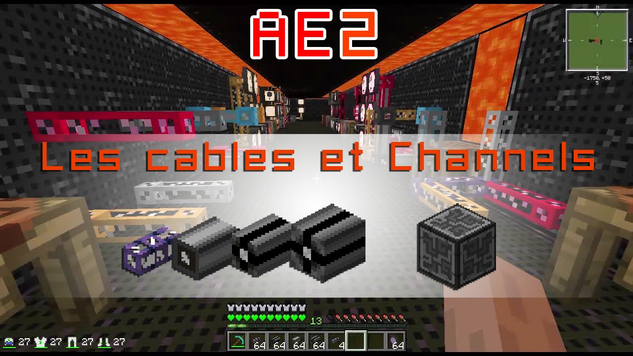 Les cables et Channels Applied Energistics 2. AE2 - YouTube