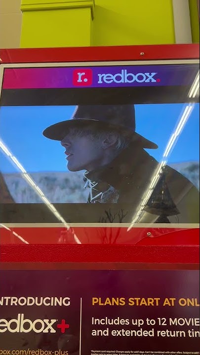 New Redbox Kiosk with Adds - YouTube