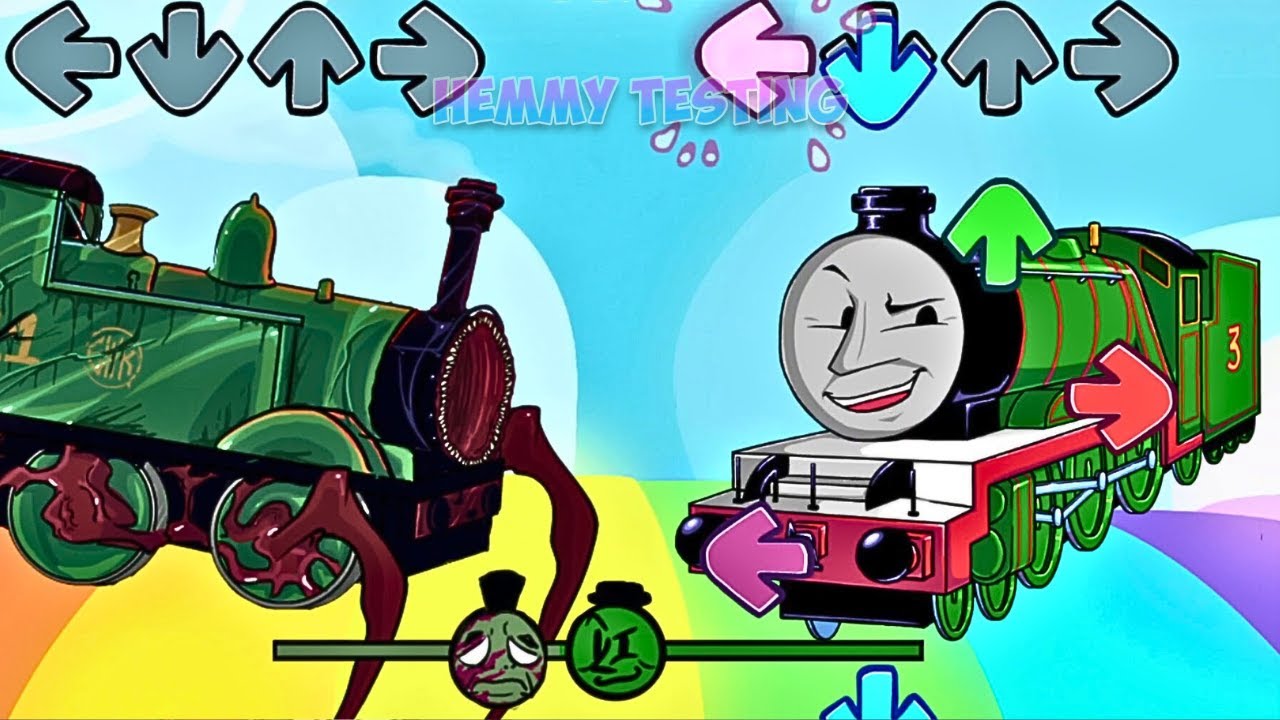 FNF Thomas and Friends ALL PHASES vs Thomas Big Engine Brawl Sings ...