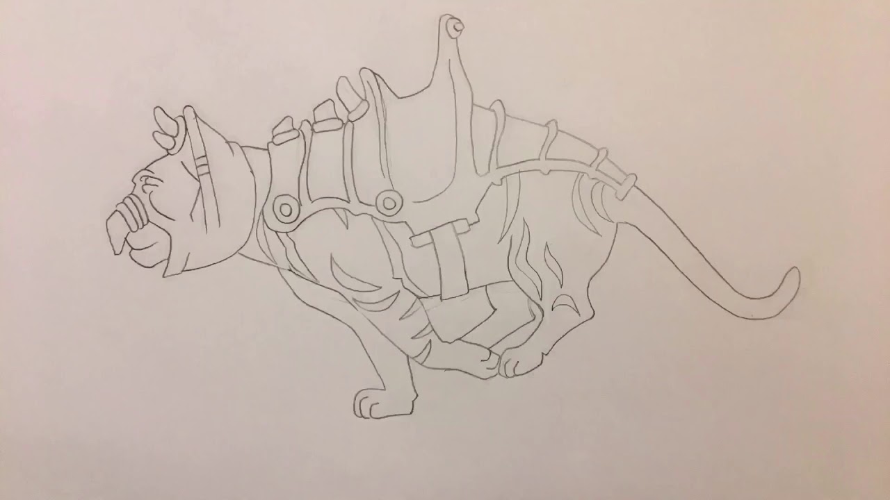 Battle Cat Run Cycle (Traditional Animation) - YouTube