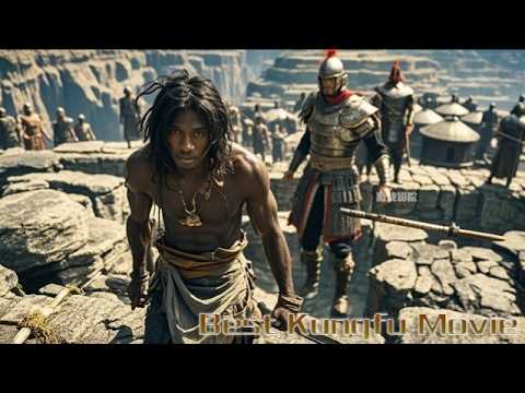 Kung Fu Movie! The slave is a kung fu master, killing soldiers and jumping into the abyss to escape!