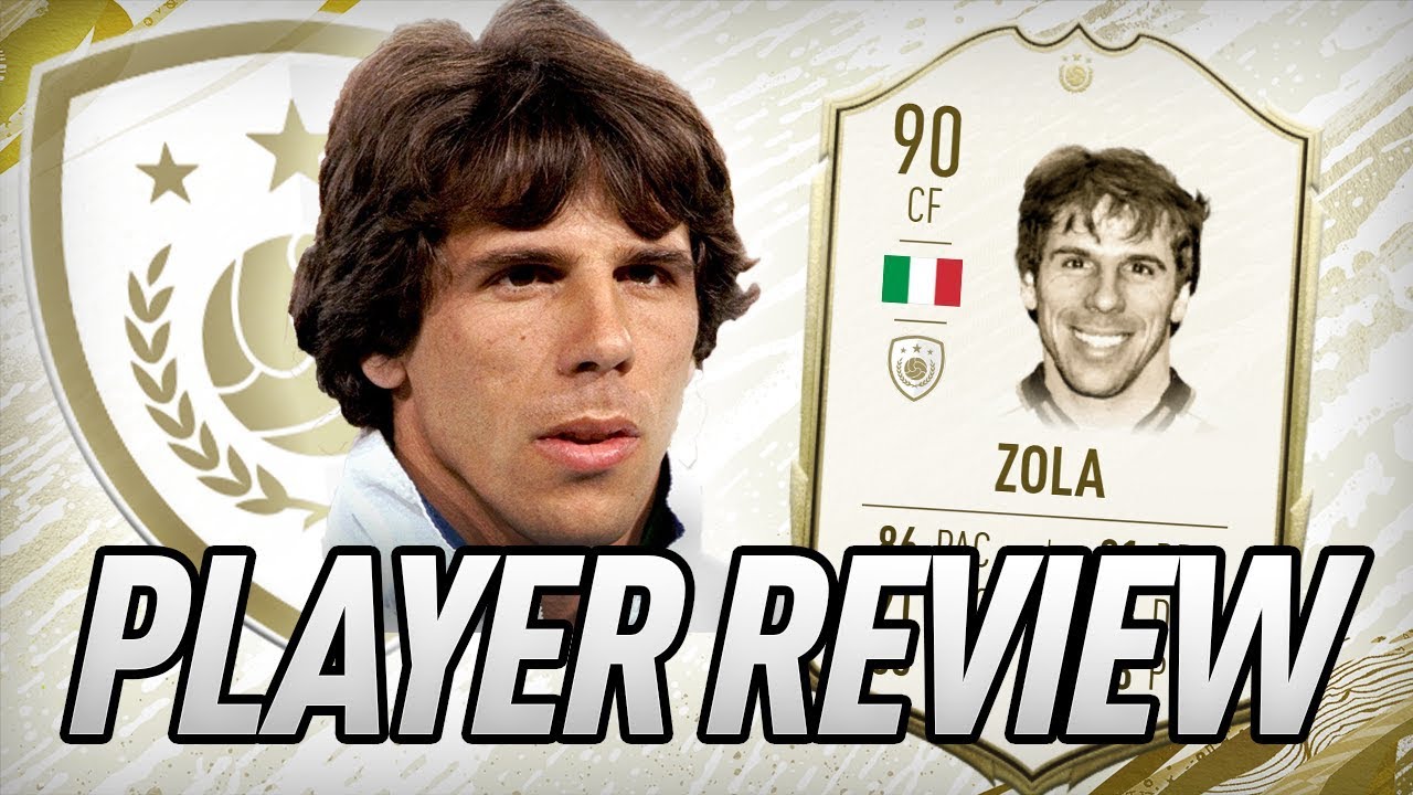 90 ZOLA ICON PLAYER REVIEW! - FIFA 20 Ultimate Team - YouTube