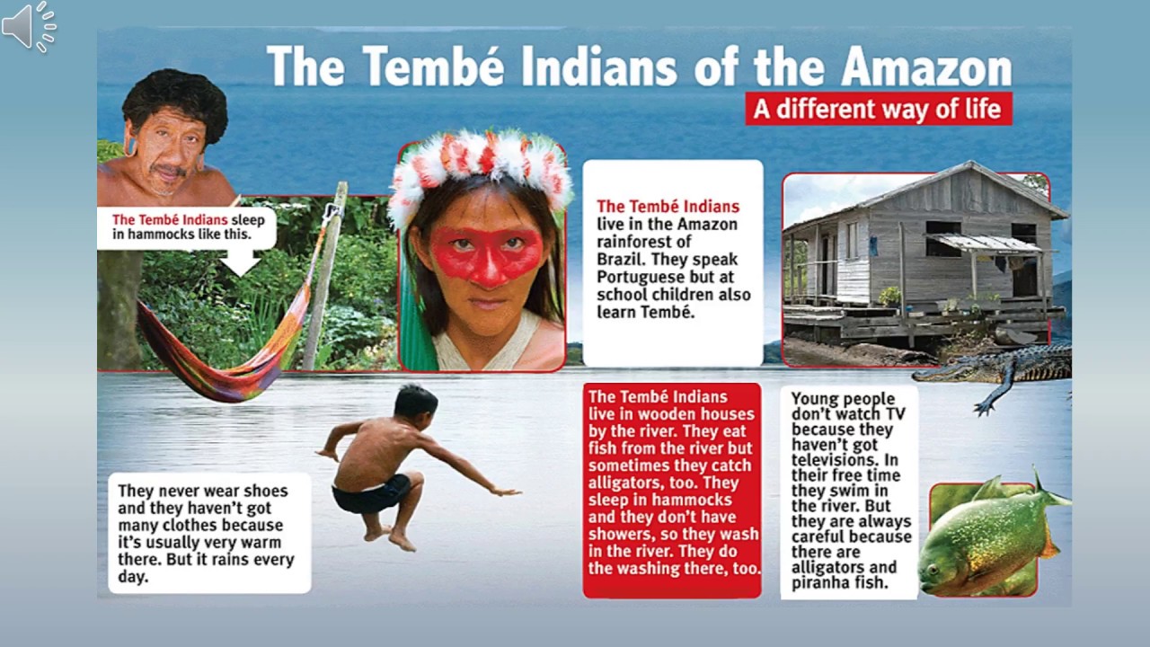 THE TEMBÉ INDIANS OF THE AMAZON - YouTube