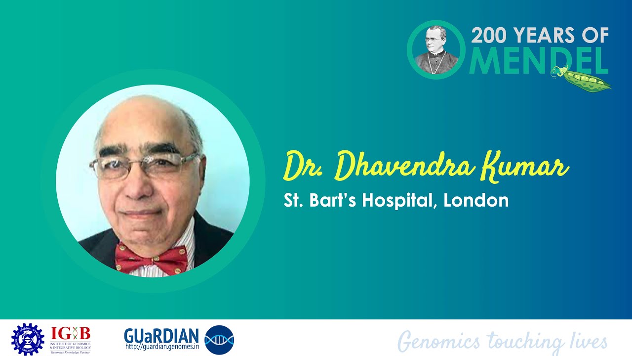 200 years of Mendel - Dr. Dhavendra Kumar - YouTube