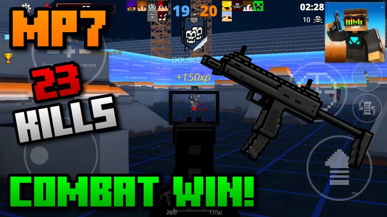 USING THE MP7 FOR THE FIRST TIME IN PIXEL STRIKE 3D! - YouTube