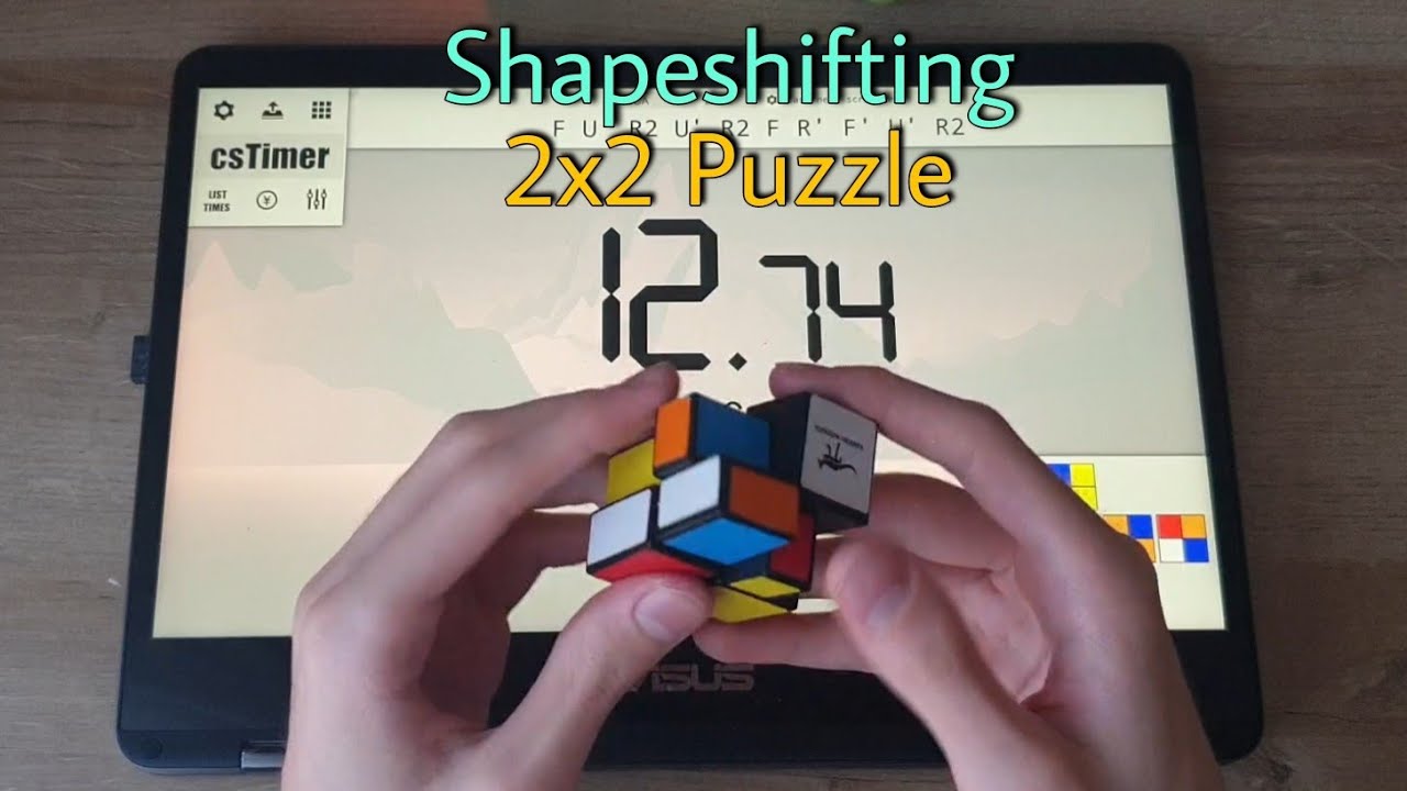 Shapeshifting Rubik's Cube solved in 12.6 Seconds - Interesting 2x2 ...