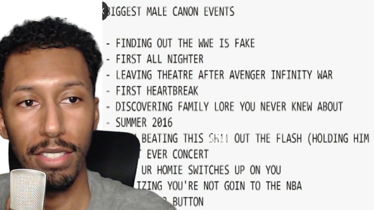 Every Guy Goes Through These Canon Events... - YouTube