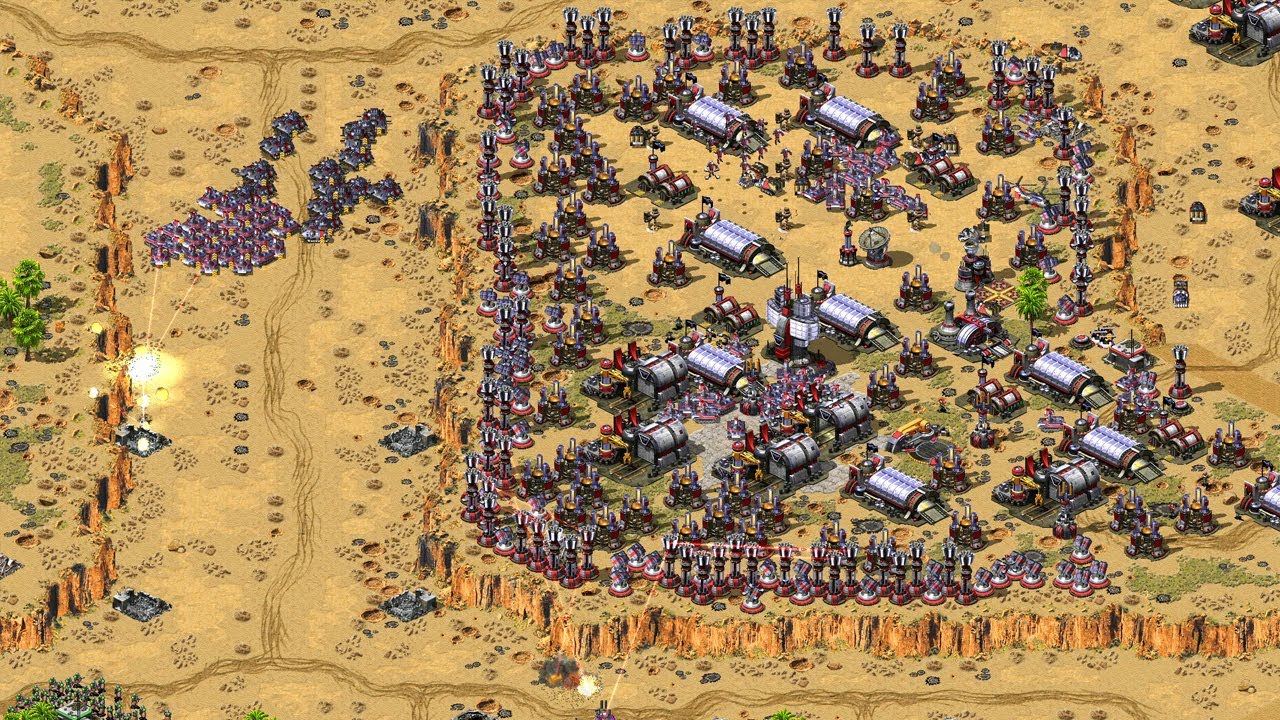 Red Alert 2 ~ yuri's Revenge ~ 7 libya vs 1 ~ prism tank ~ in the pipe ...