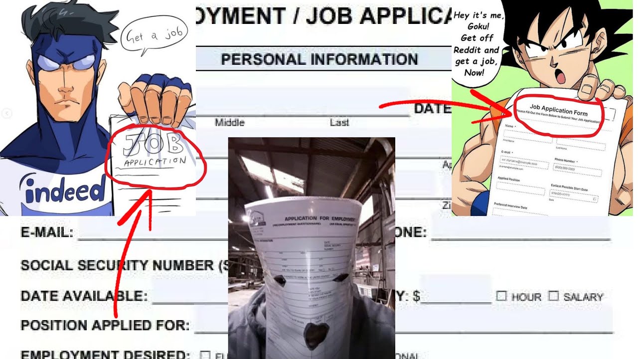 Top 5 Funniest Job Application Form Memes – Viral Jumpscares ...