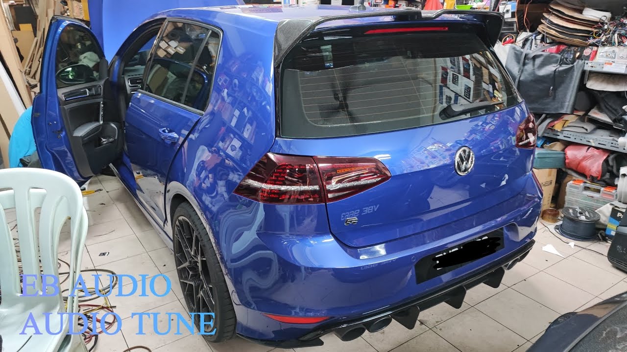 Volkswagen Golf R original audio system ,custom passive crossover ...