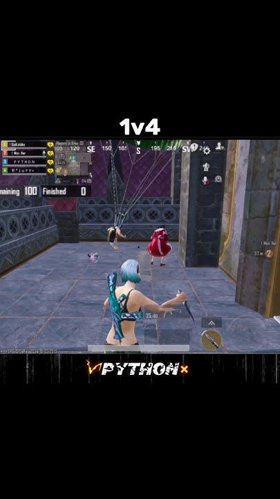1v4 🙃 || Wait For @python__gamer || #bgmi #pubg - YouTube