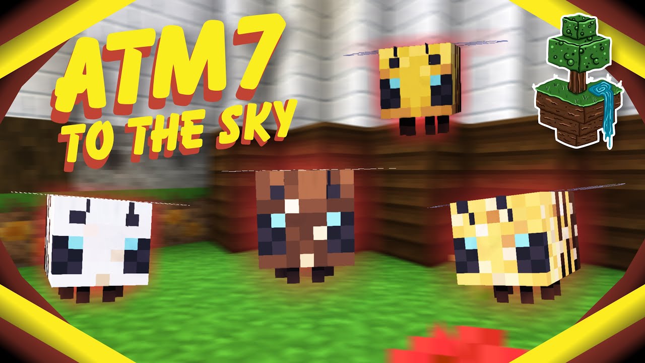 COMO COMEÇAR NO MOD DAS ABELHAS * PRODUCTIVE BEES * - ATM7 TO THE SKY ...