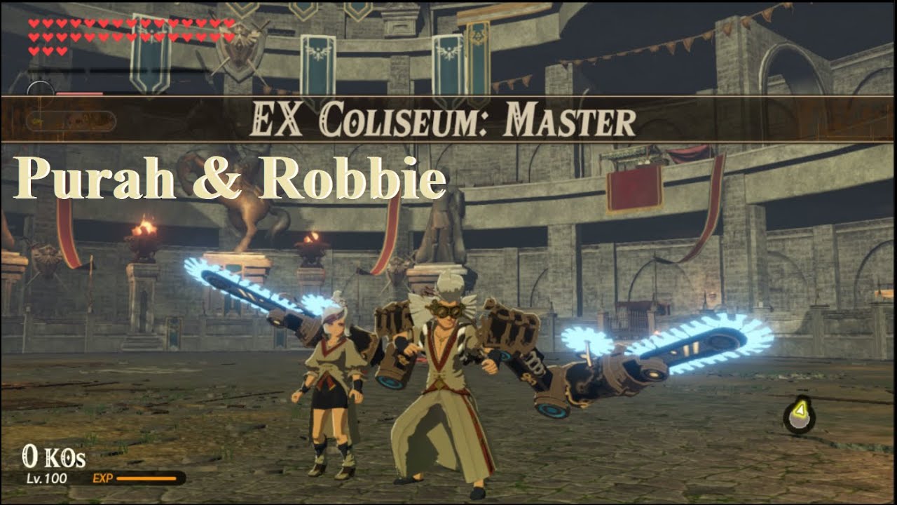 Hyrule Warriors: AOC - EX Coliseum: Master (Purah & Robbie) - YouTube