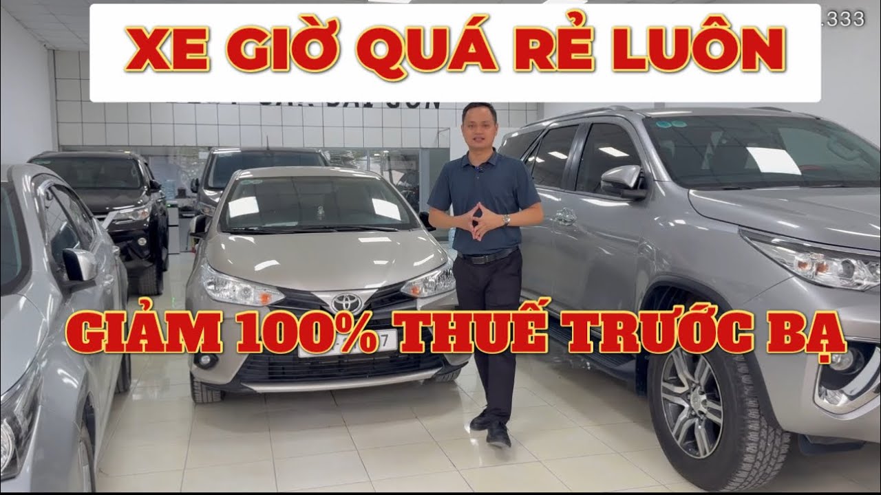 Xe Giờ Quá Rẻ Luôn Mà Đẹp Nữa Anh Em- Giảm 100% Thuế Trước Bạ Trên Tất ...