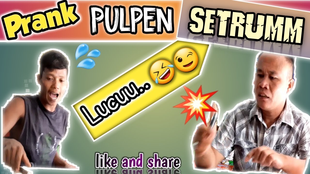 Prank pulpen Setrum lucu - YouTube