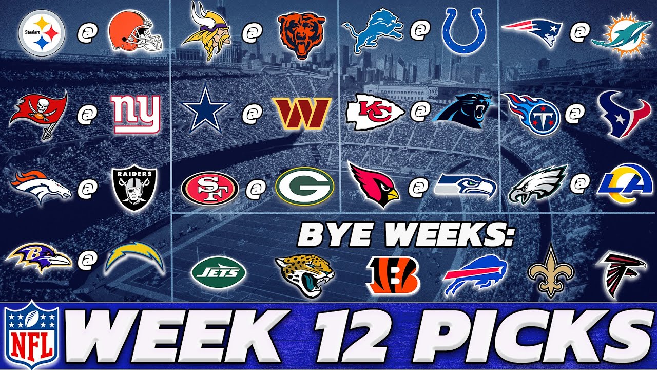 NFL Week 12 Picks 2024 - YouTube