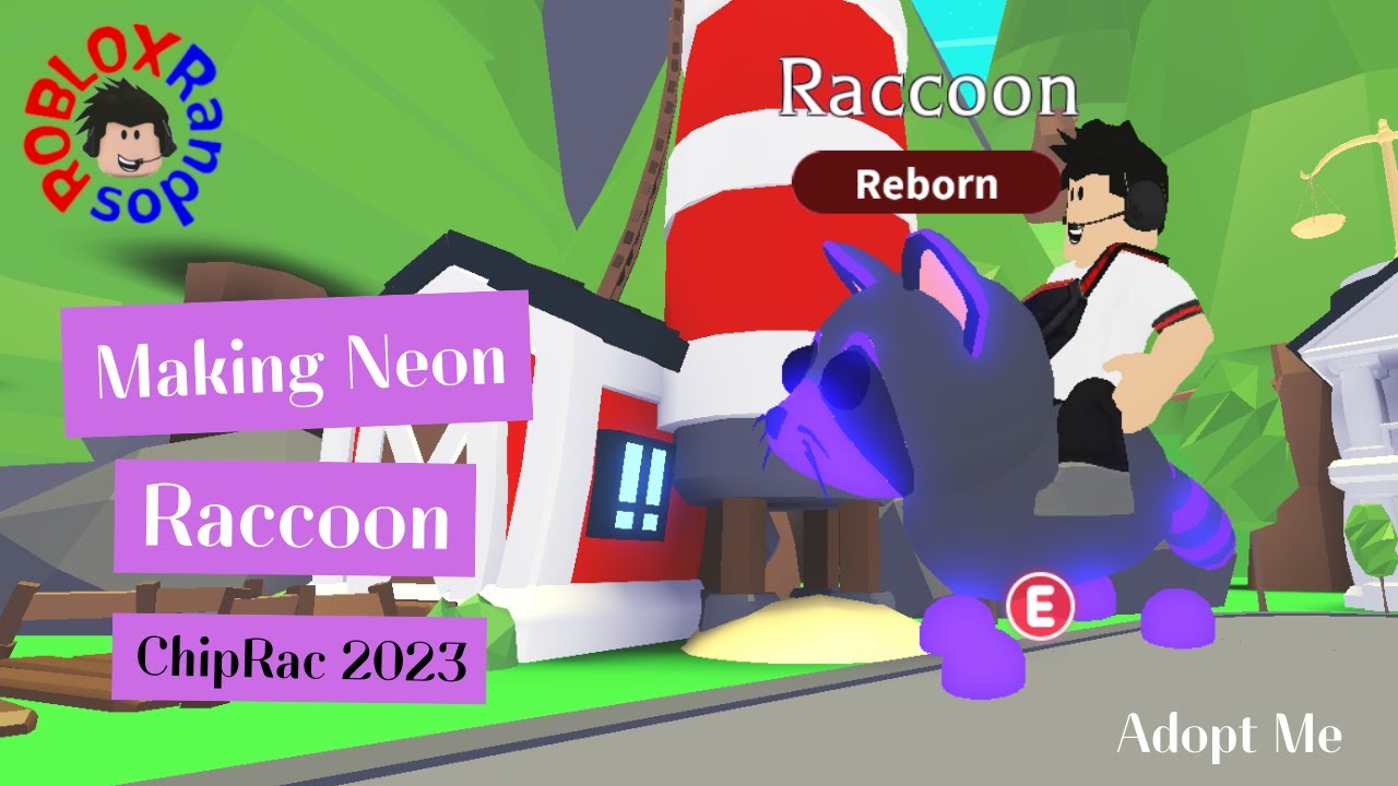 Making NEON RACCOON in Adopt Me Roblox! - YouTube