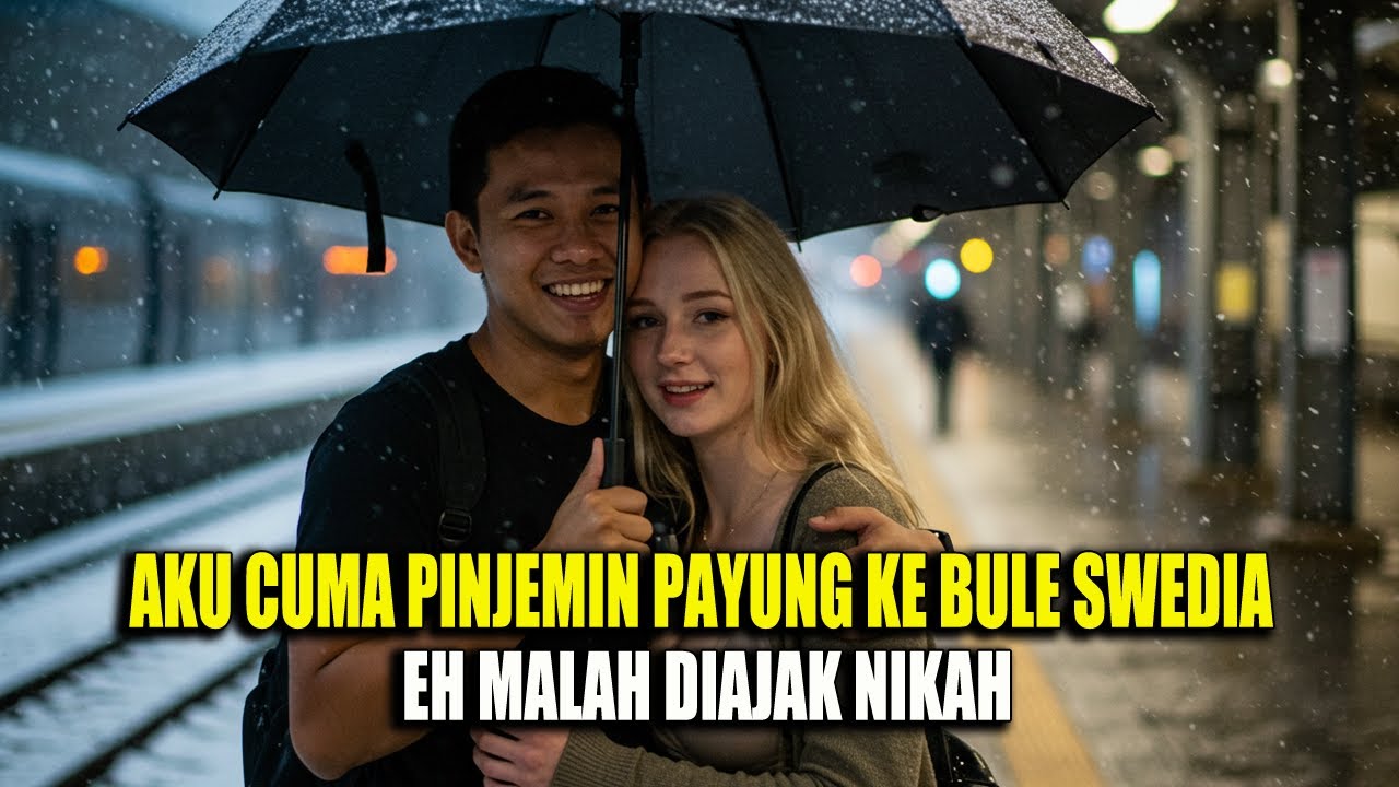 VIRAL ‼️ TKI INDONESIA PINJAMKAN PAYUNG KE BULE SWEDIA ,EH MALAH ...