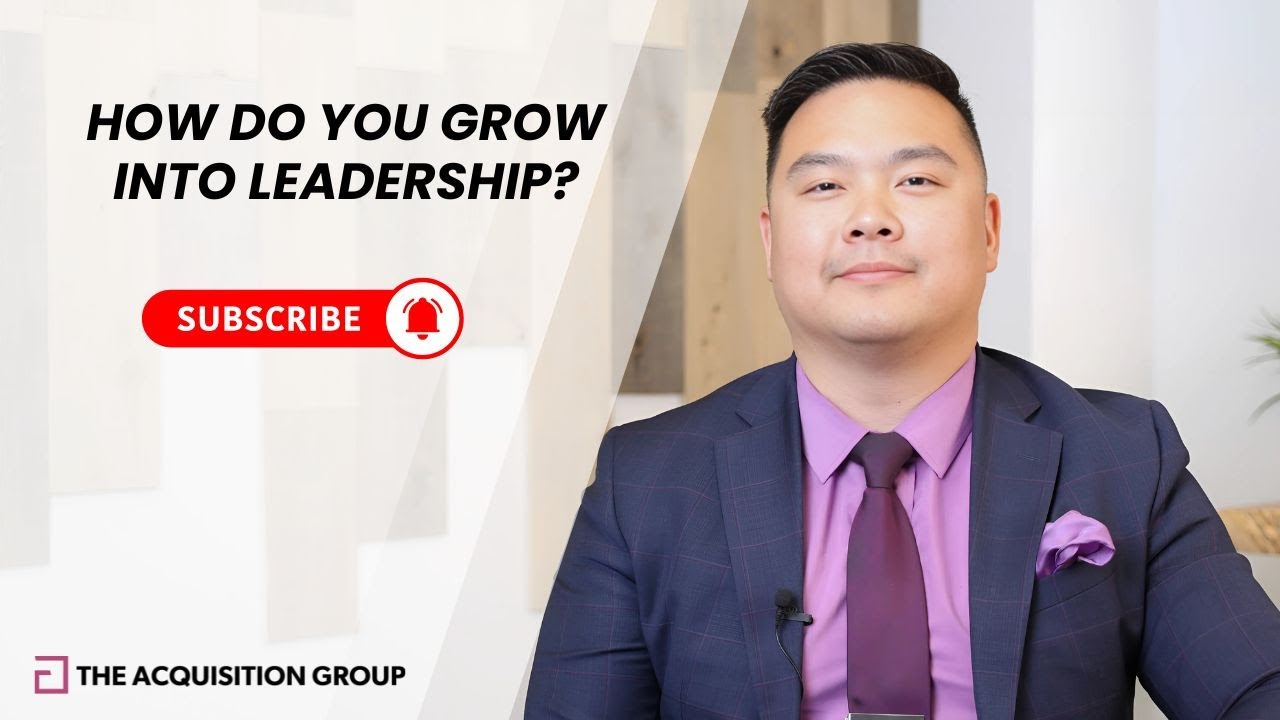 How Do You Grow Into Leadership? - YouTube
