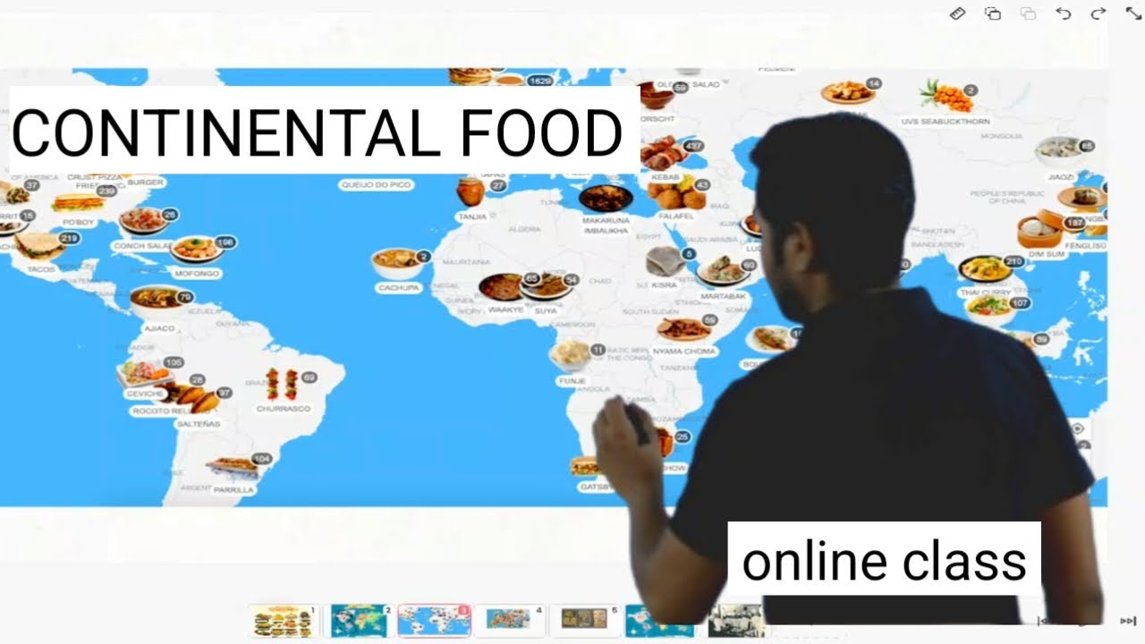 Continental food class part 1 || Continental cuisine explains || hotel ...