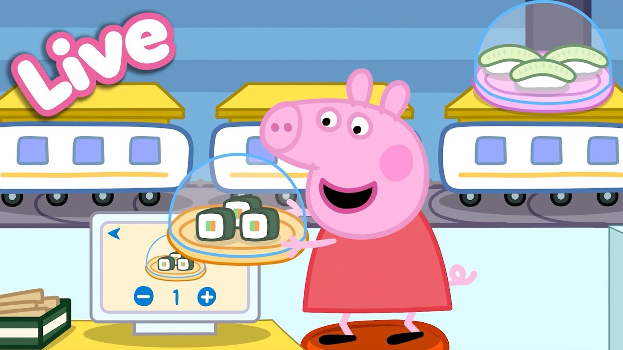 🍎 Peppa Pig Best Bites LIVE! 🐷 Peppa’s Food & Cooking Moments | Tales ...