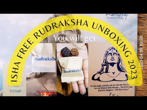 Isha Free Rudraksha Unboxing Video😉 | HaR HaR MaHaDeV | Adiyogi | Isha ...