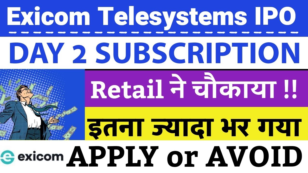 Exicom Tele Systems IPO | Exicom Tele Systems IPO Day 2 Subscription ...