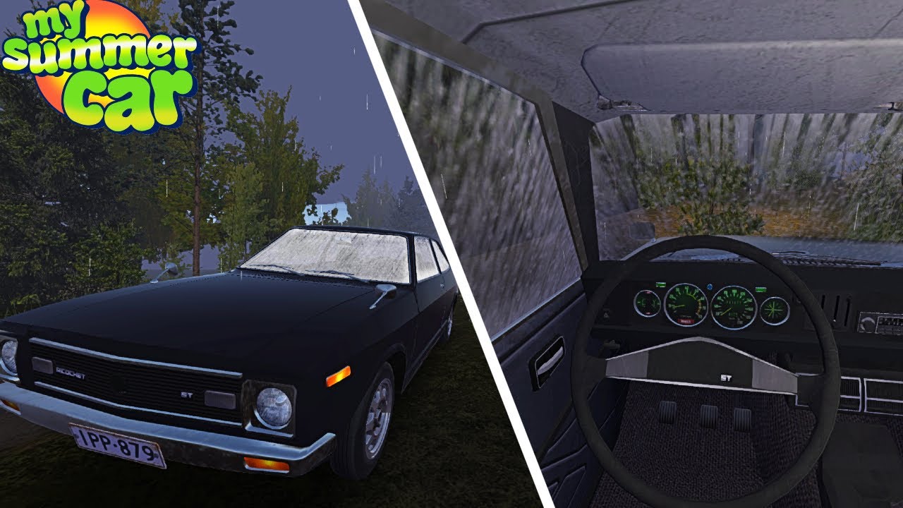 RAINY DRIVE AROUND PERAJARVI IN THE RICOCHET ST | My Summer Car - YouTube