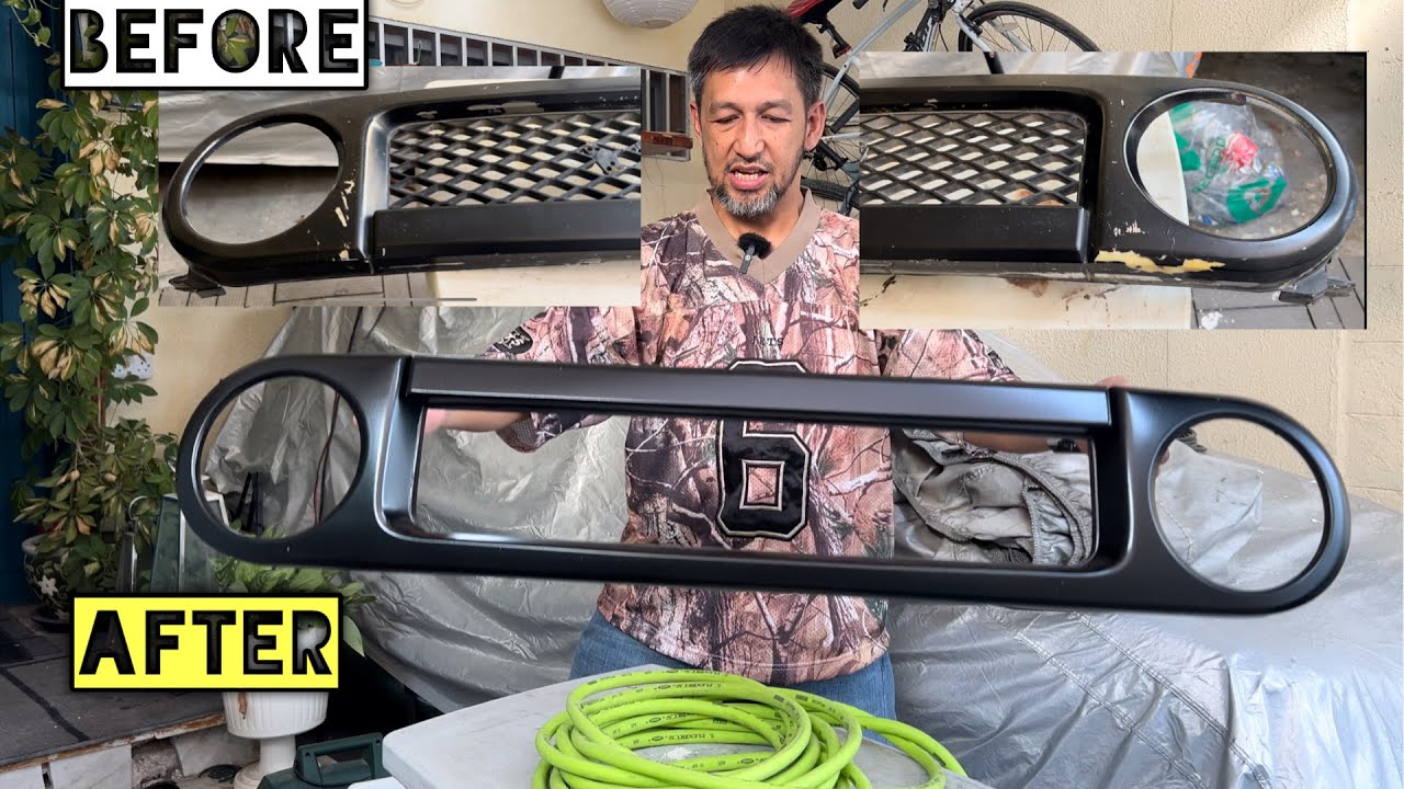 Prep, Modify and Paint An FJ Cruiser Grill - YouTube