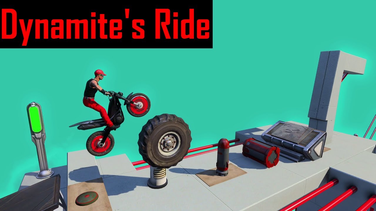 Trials Fusion - Dynamite's Ride - [Ninja Level 1] - YouTube