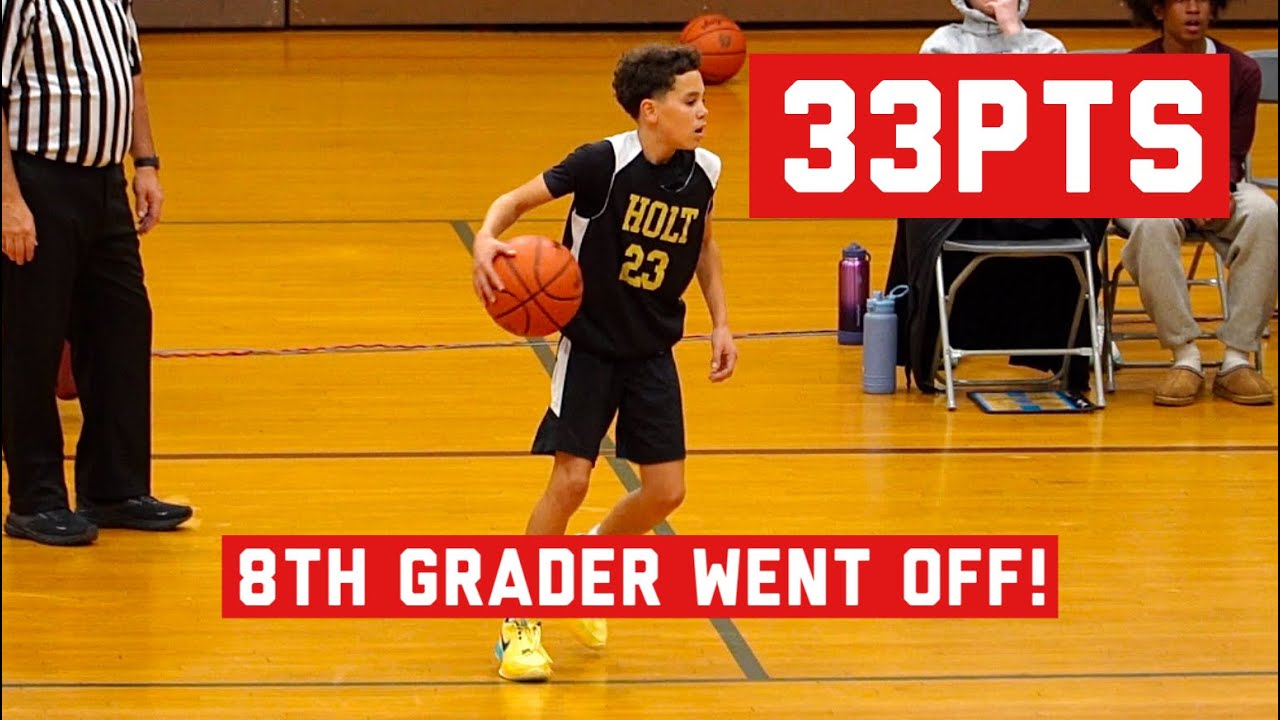 Middle Schooler gets buckets: Caleb Dance drops 33pts in Middle school ...