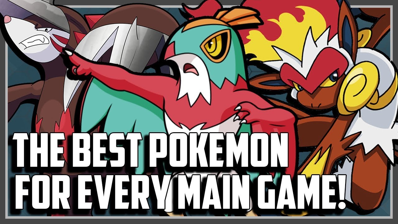 The BEST Pokemon From Every Main Series Game! - YouTube