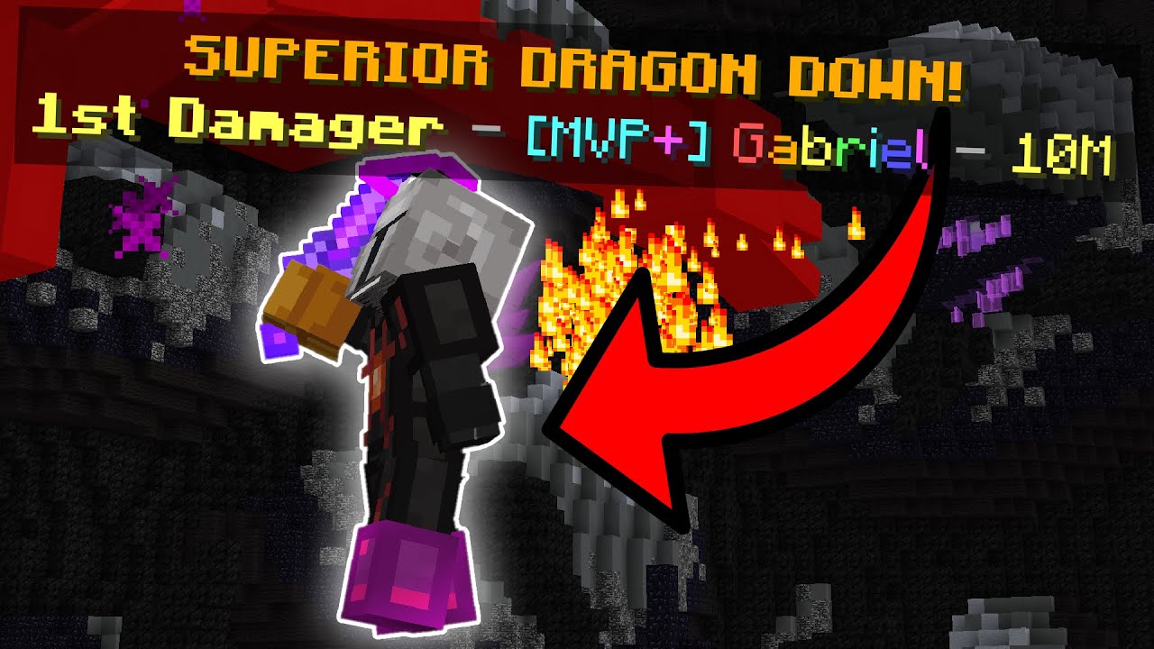 I became the #1 Hypixel Skyblock DRAGON HUNTER - YouTube