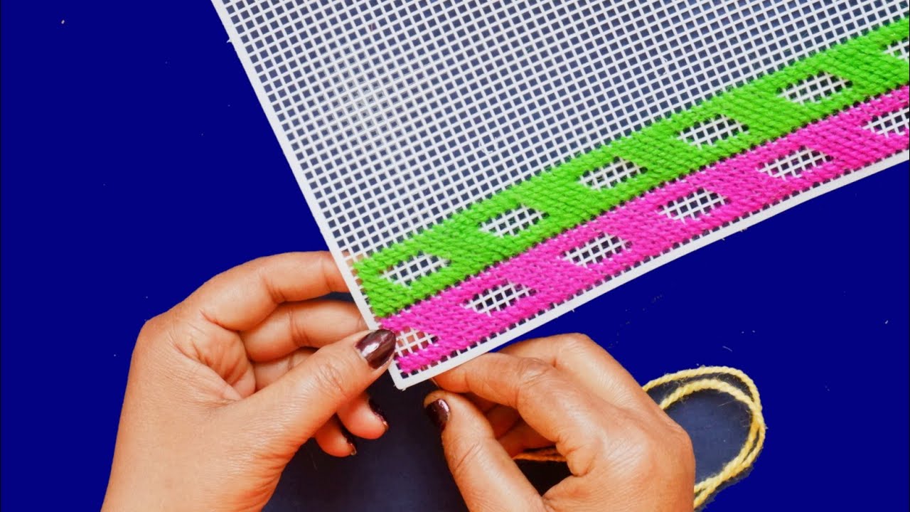 VERY BEAUTIFUL AND EASY PLASTIC CANVAS DESIGN IDEA FOR BEGINNERS MUST ...