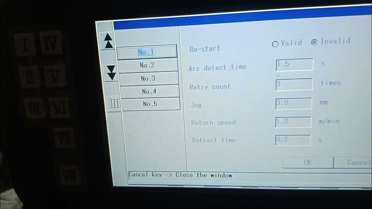 PANASONIC ROBOT WELDER ADD & ADVANCE COMMAND - YouTube