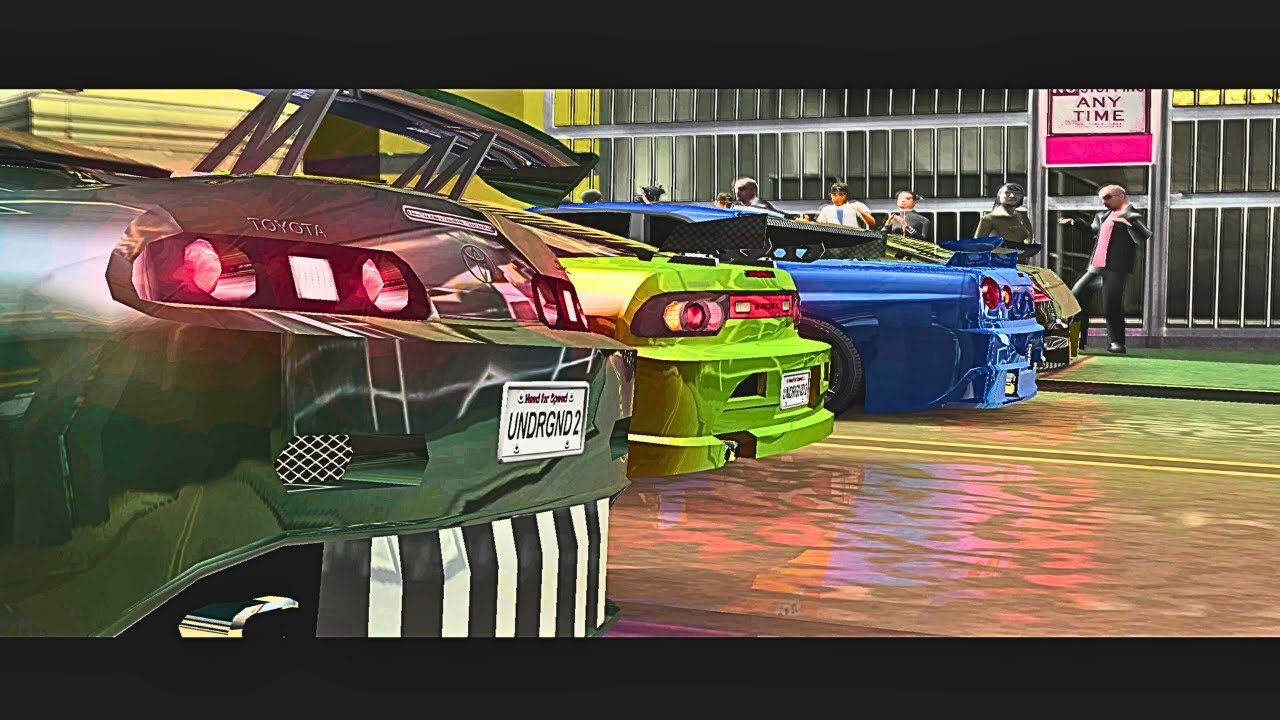 (HD) ALL Racing Modes in NFS Underground 2 | Nissan Skyline R34 - YouTube