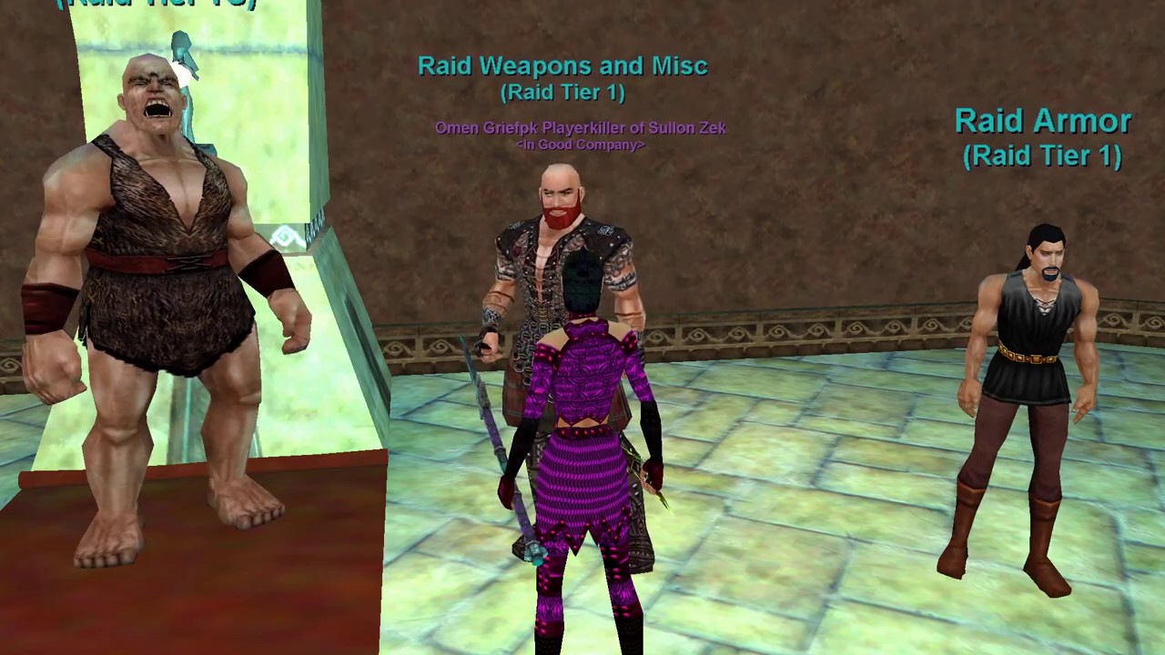 BETA - EverQuest Torment of Velious: Tier 1 Raid Weapons Vendor - YouTube