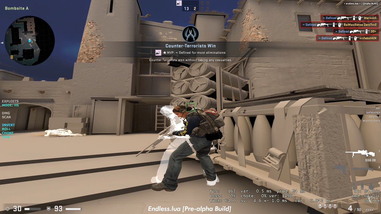 Literally Headless Gaming // endless.lua (free) ft. nixware - YouTube