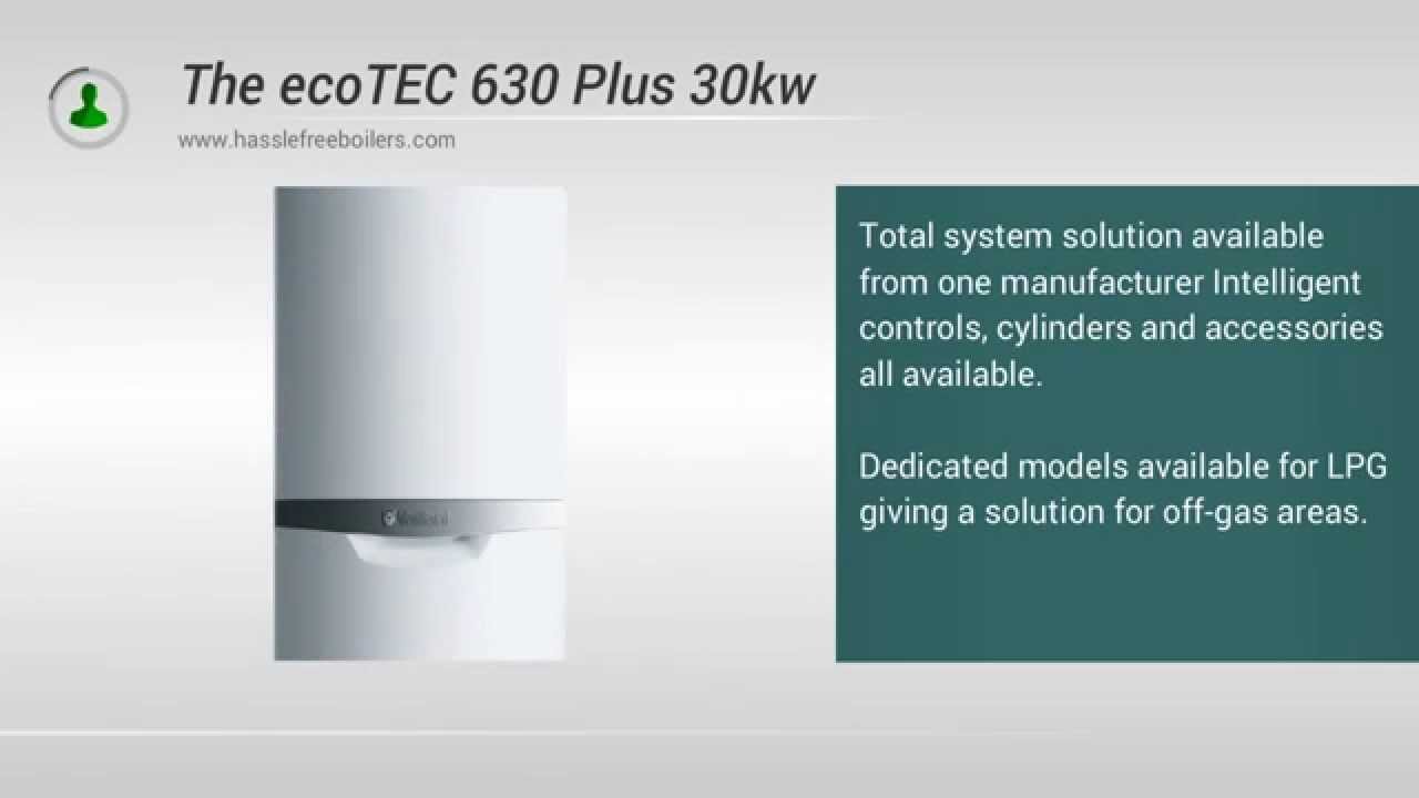The Vaillant 630 Plus 30kw System Boiler Video Review - YouTube