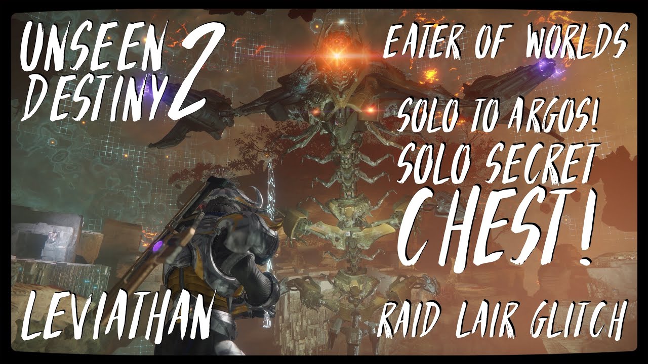 UNSEEN DESTINY 2: Glitch Solo to Argos / Solo Secret Chest - Eater of ...