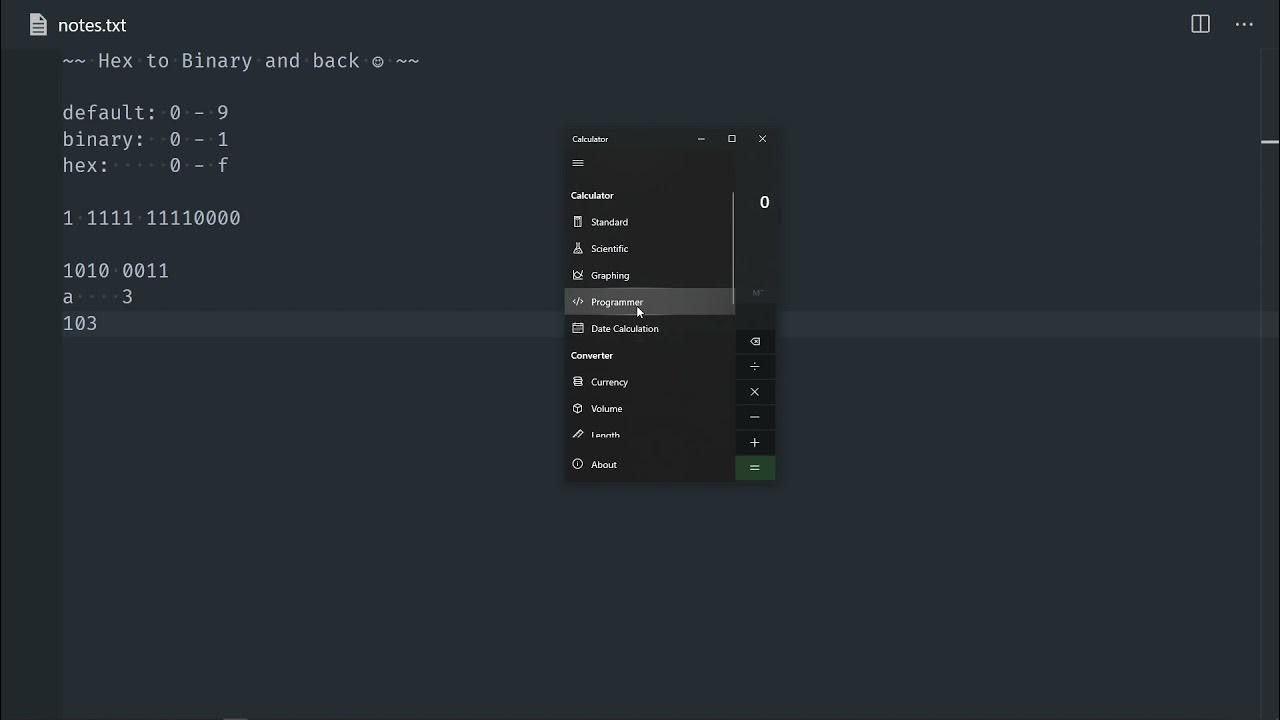 Computer Systems - Hex to Binary, Bitwise Operators, Bit Shifting, Endianness - YouTube