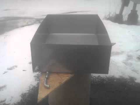 Maple Syrup Evaporator Pan Custom Build - YouTube