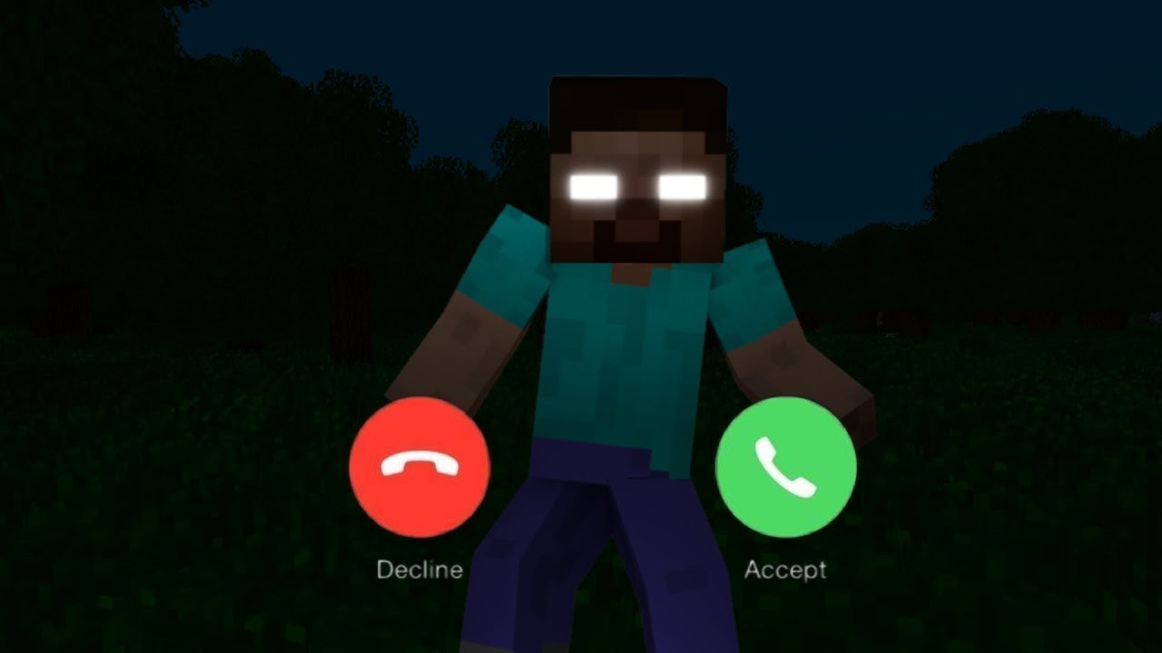 Incomin Call From Herobrine - YouTube