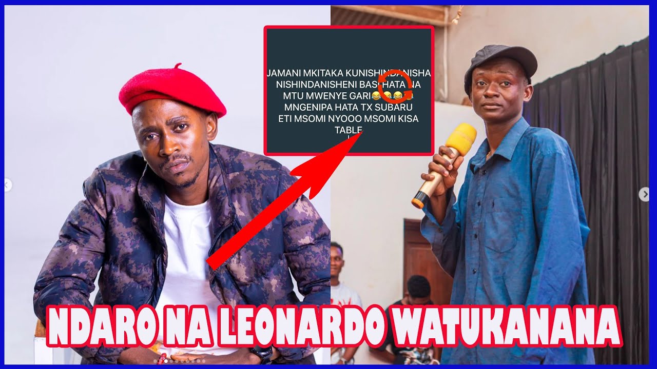 AIBU:NDARO NA LEONARDO WAVUANA NGUO MTANDAONI/WACHAPAMBA KISA GARI LA ...