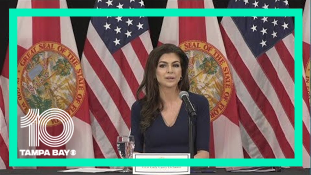 First Lady Casey DeSantis announces statewide cancer initiative - YouTube