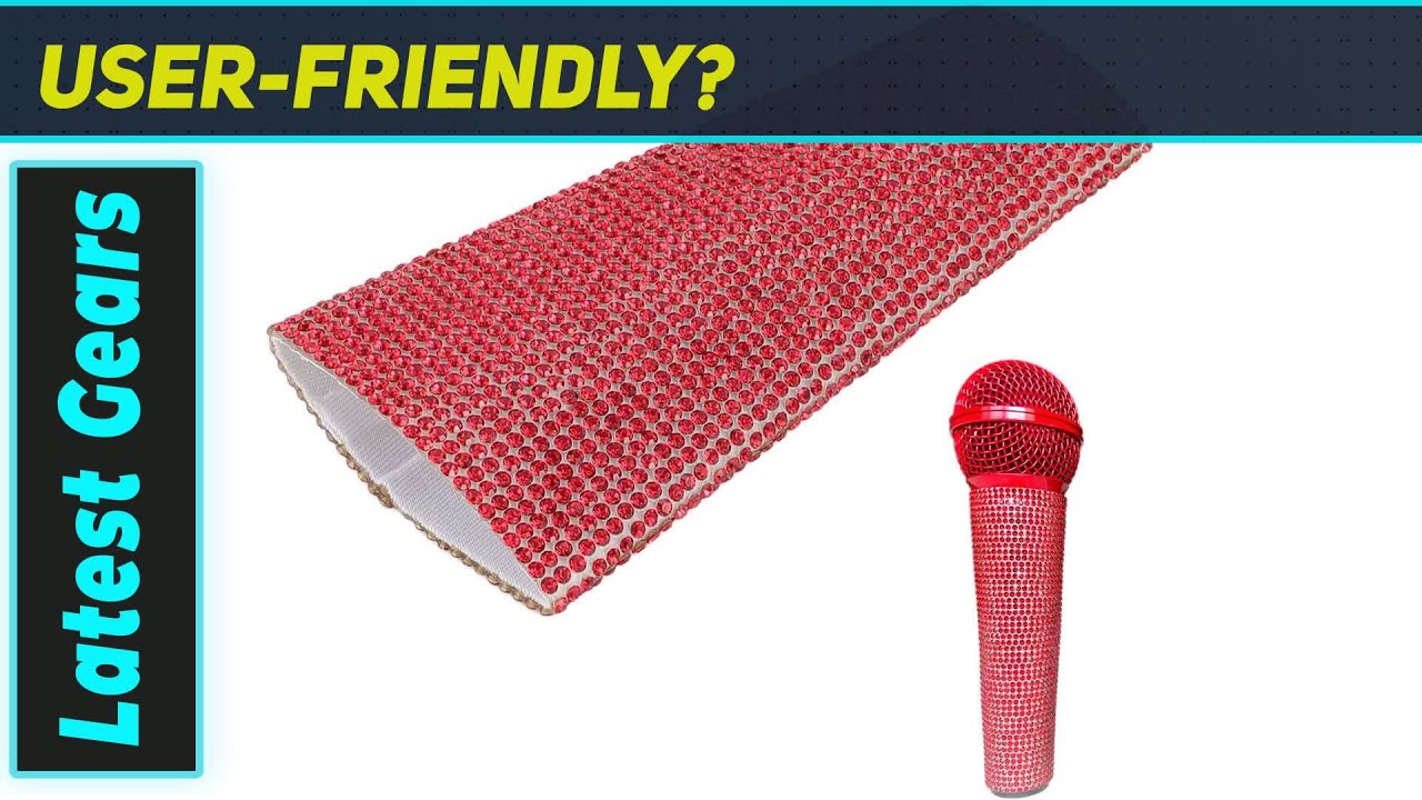 Ultimate Shure SM58 Bling: Red Mic Handle Sleeve Transformation! - YouTube