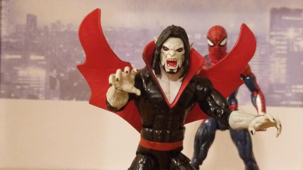 Marvel legends Morbius action figure review - YouTube